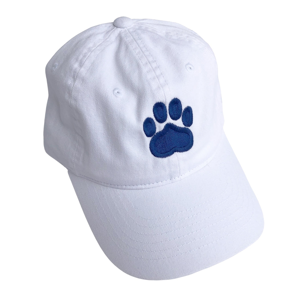 Paw Print Hat, White – Chloe and Max
